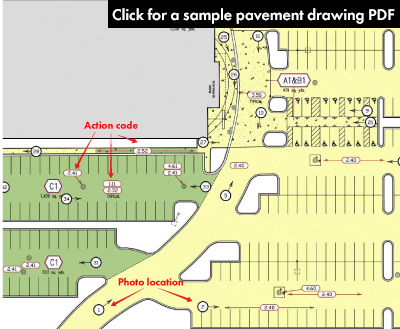 Pavement Evaluation | Parking lot asset management | Benchmark Inc.